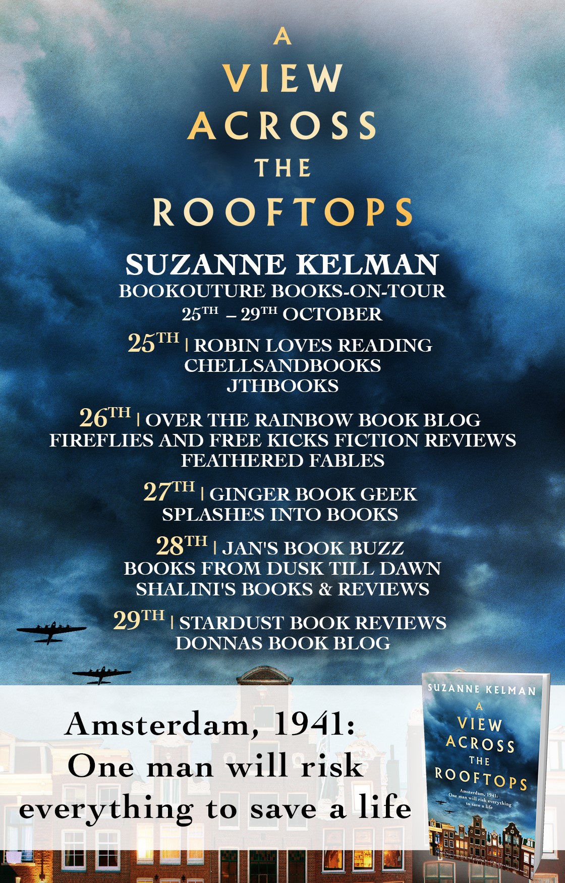 BOOKS ON TOUR – A View Across the Rooftops by Suzanne Kelman