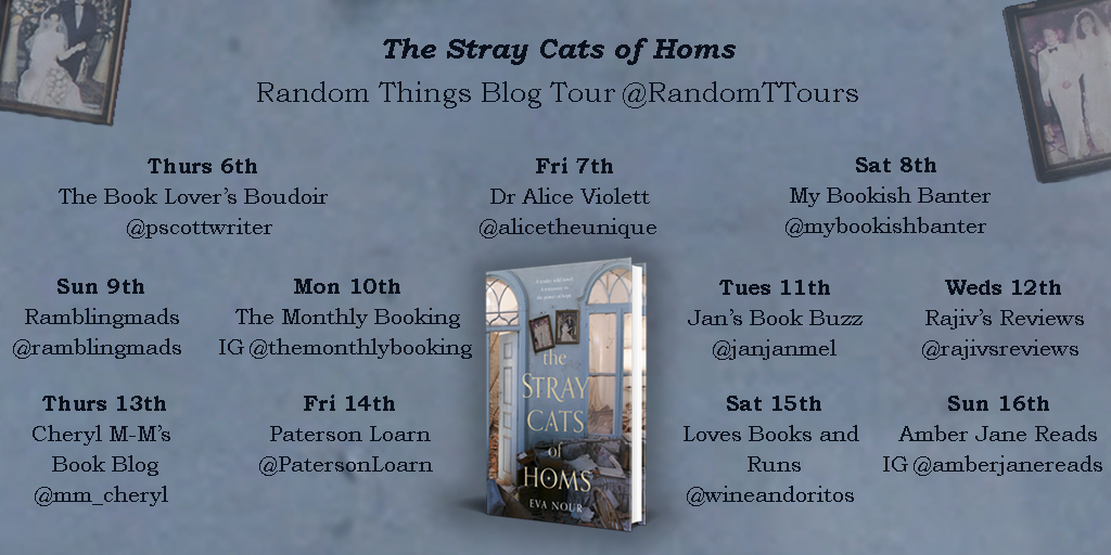 BLOG TOUR – The Stray Cats of Homs by Eva Nour